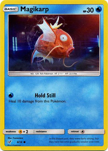 Pokemon Card - Detective Pikachu 8/18 - MAGIKARP (holo-foil ...