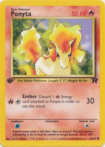 Ponyta Card
