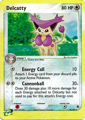 Delcatty Pokemon Card