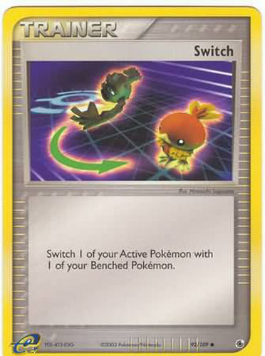 Pokemon Card - Ruby & Sapphire 92/109 - SWITCH (common): BBToyStore.com ...