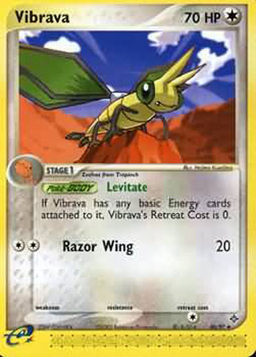 Pokemon Card - Dragon 46/97 - VIBRAVA (uncommon): BBToyStore.com - Toys ...