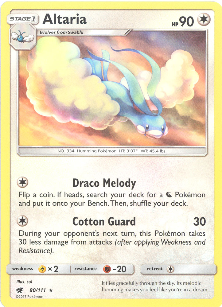 Pokemon Altaria Card