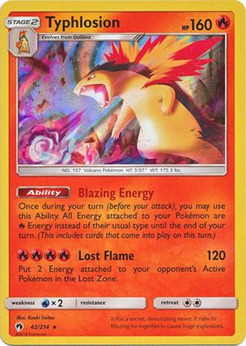Typhlosion Mega Evolution Card