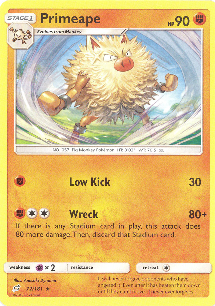 Primeape Card