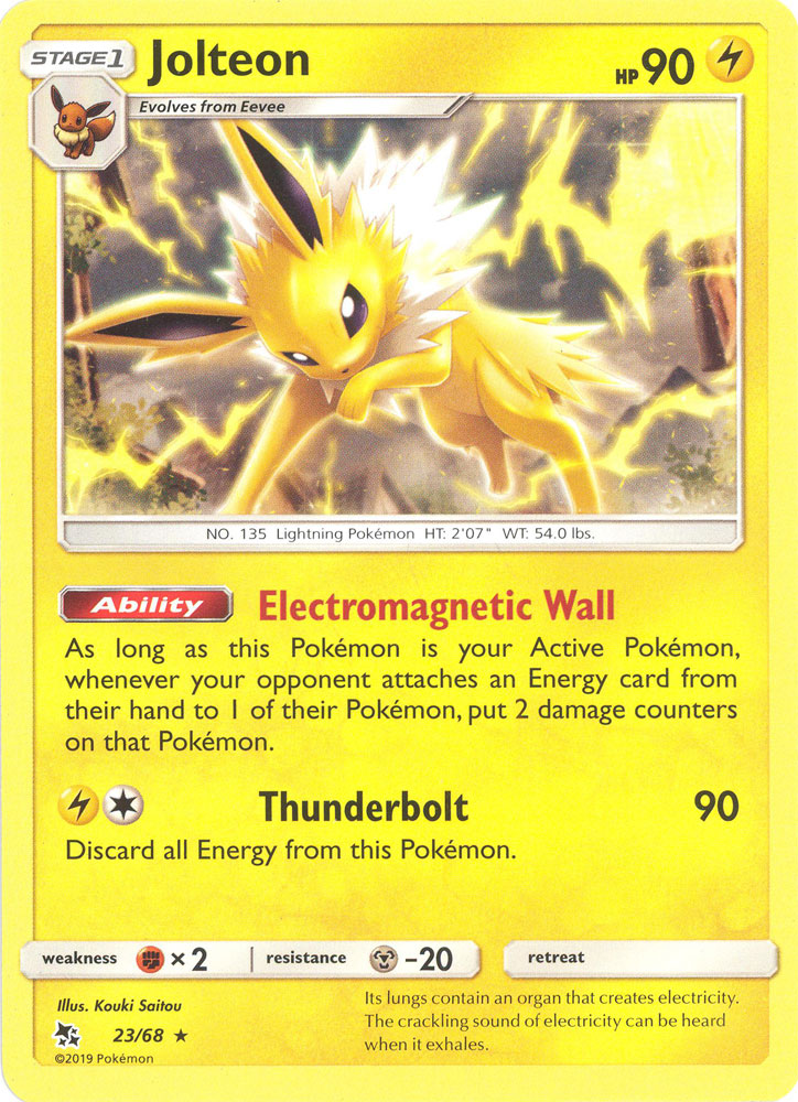 Pokemon Jolteon Card