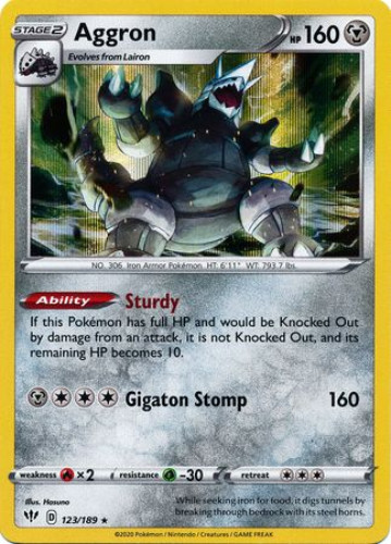 Pokemon Aggron Card
