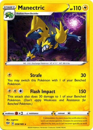 Pokemon Card - S&S: Darkness Ablaze 059/189 - MANECTRIC (rare ...