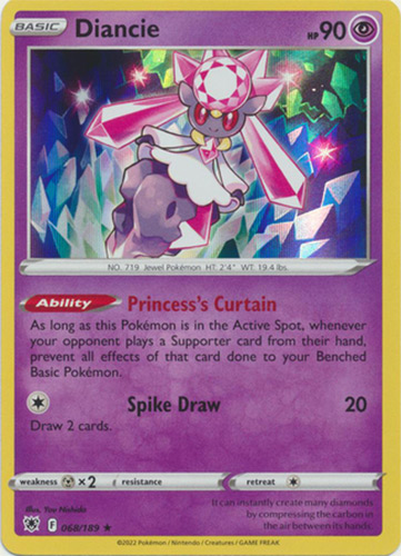 Pokemon Diancie Card