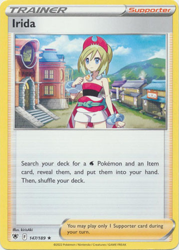 Pokemon Card - S&S: Astral Radiance 147/189 - IRIDA (theme deck ...