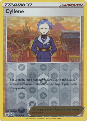 Pokemon Card - S&S: Astral Radiance 138/189 - CYLLENE (reverse holo ...