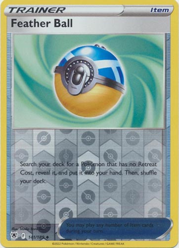 Pokemon Card - S&S: Astral Radiance 141/189 - FEATHER BALL (reverse ...