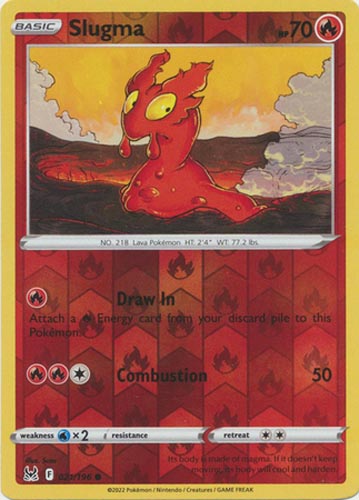 Pokemon Card - Sword & Shield Lost Origin 021/196 - SLUGMA (REVERSE ...