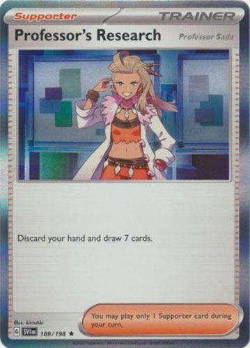 Pokemon Card - Scarlet & Violet 189/198 - PROFESSOR'S RESEARCH ...