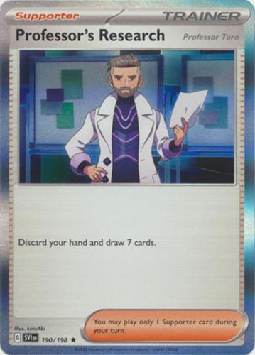 Pokemon Card - Scarlet & Violet 190/198 - PROFESSOR'S RESEARCH ...