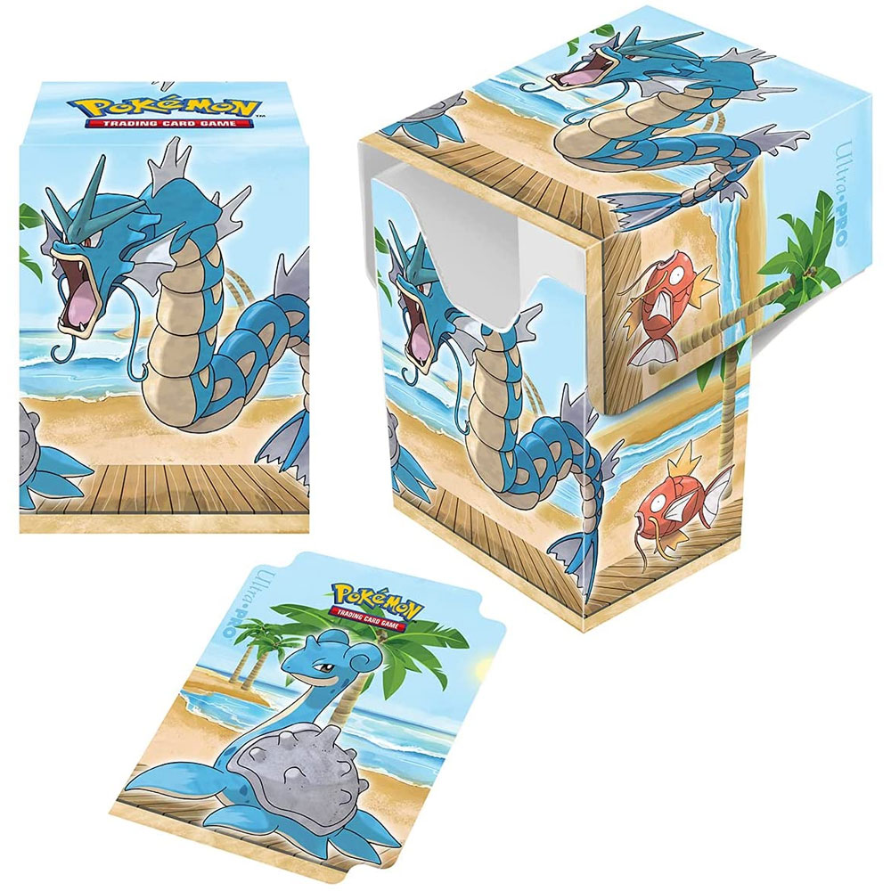 Ultra Pro Pokemon Supplies - Ultra Pro Deck Box - SEASIDE (Gyarados ...