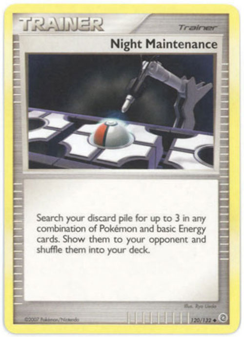 Pokemon Card - D&P: Secret Wonders 120/132 - NIGHT MAINTENANCE ...