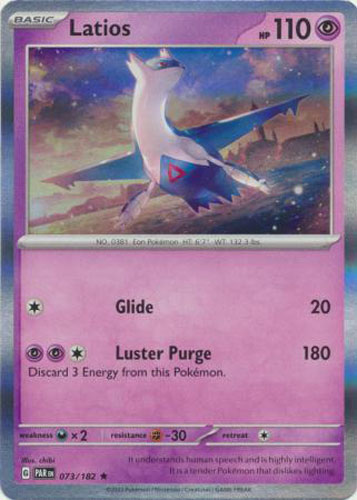 Pokemon Card - S&V: Paradox Rift 073/182 - LATIOS (holo-foil ...