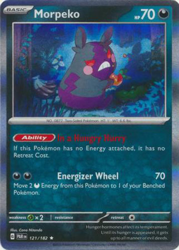 Pokemon Card - S&V: Paradox Rift 121/182 - MORPEKO (holo-foil ...