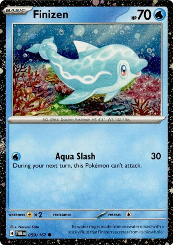 Pokemon Card - S&V: Twilight Masquerade 059/167 - FINIZEN (COSMOS holo ...