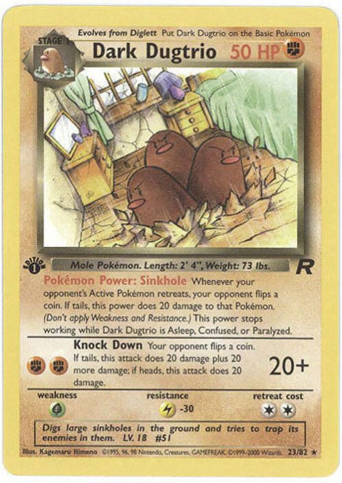 Dark Pokemon Cards