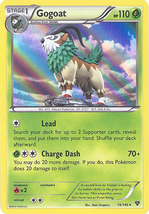 Pokemon Gogoat Card
