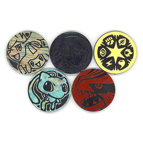 Pokemon - 5 Random Plastic Coins (all different): BBToyStore.com - Toys ...