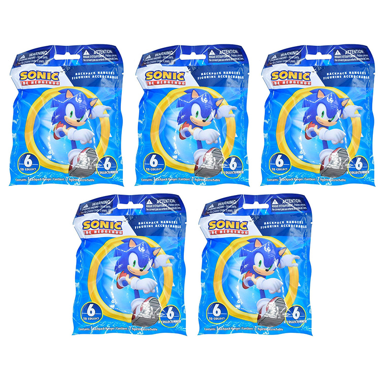 Just Toys Intl. - Sonic the Hedgehog Backpack Figure Hangers S3 - BLIND ...