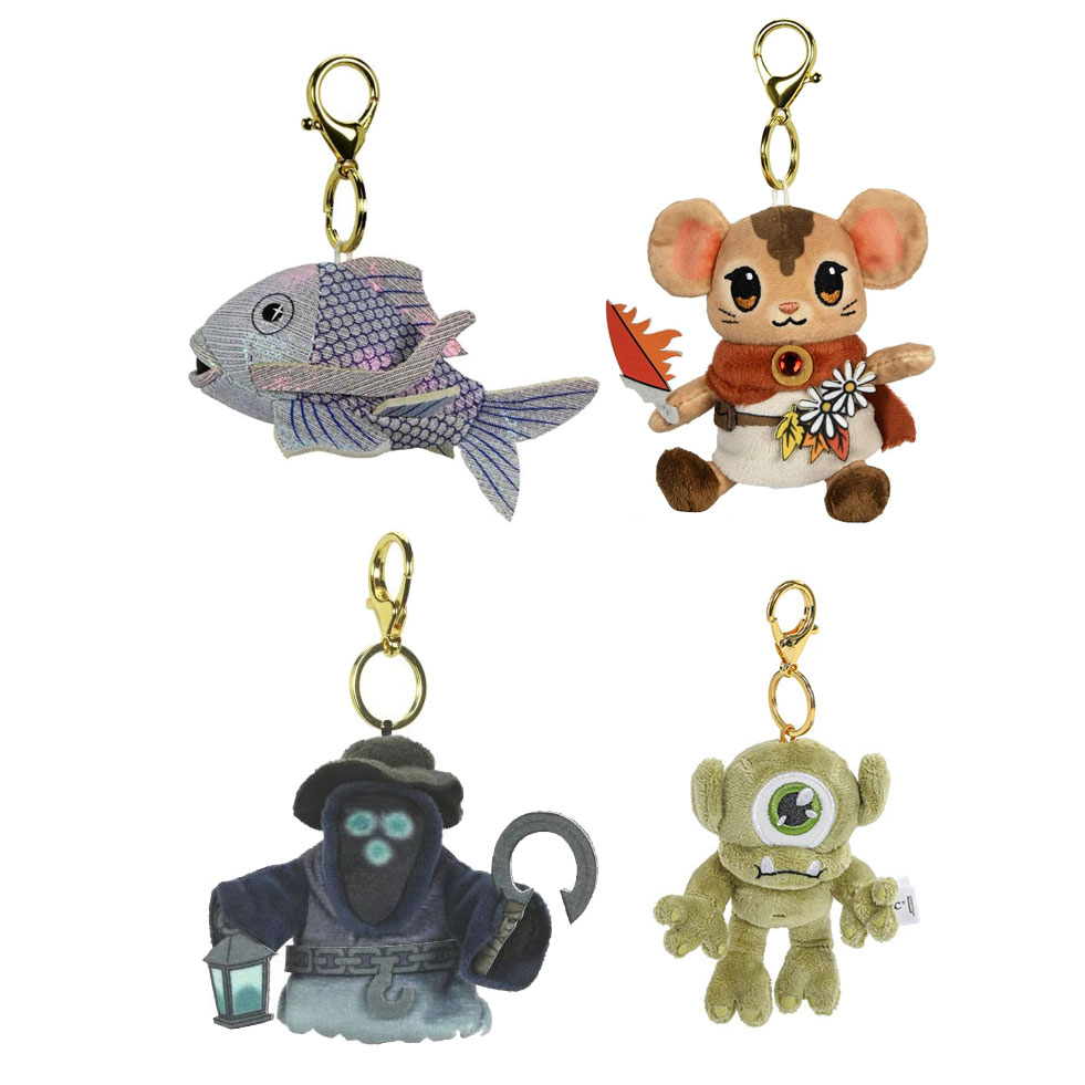 Kid Robot - Magic the Gathering Plush Charm Keychains - SET OF 4 [Mabel ...