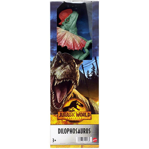 Mattel - Jurassic World Articulated Action Figure - DILOPHOSAURUS (12 ...