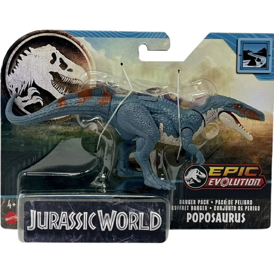 Mattel Jurassic World Epic Evolution Danger Pack Figure - POPOSAURUS (7 ...
