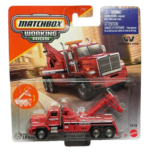 Matchbox Working Rigs Metal Vehicle - WESTERN STAR 6900XD [JBX79 ...