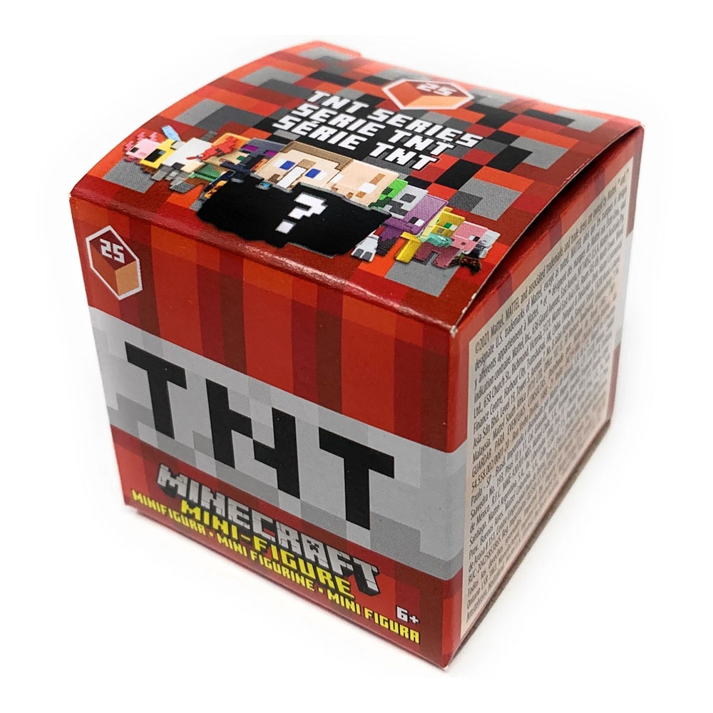 Mattel - Minecraft TNT Series 25 Mini Figure - MYSTERY BLIND BOX (1 ...
