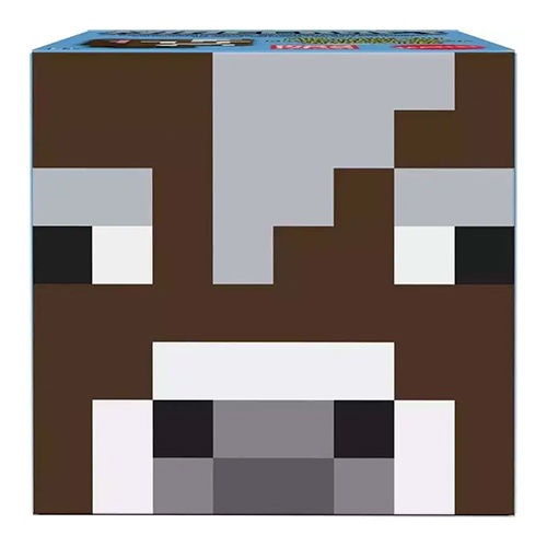 Mattel - Minecraft Mob Head Boxed Mini Figures - COW (1 inch ...