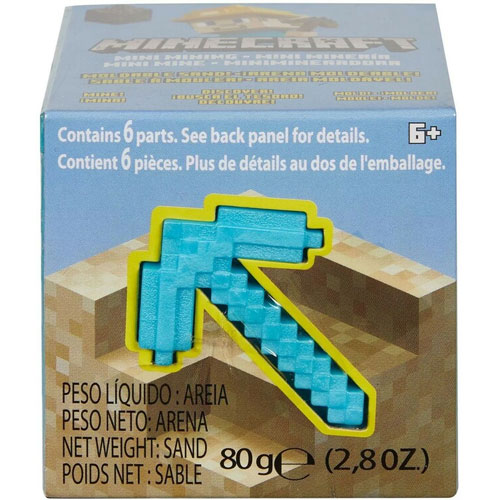 Mattel - Minecraft Mini Mining Moldable Sand Set - PICKAXE (1 Figure, 1 ...