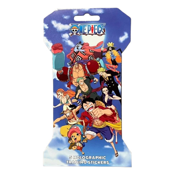 One Piece - Holographic Trading Stickers - BLISTER PACK [5 Stickers ...