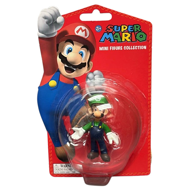 Super Mario Mini Figure Collection - LUIGI [Standing - 2 inch ...
