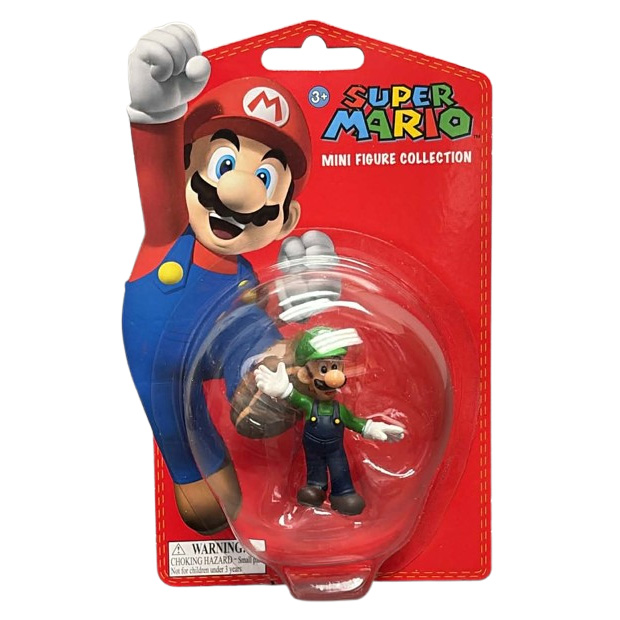 Super Mario Mini Figure Collection - LUIGI [Waving - 2 inch ...