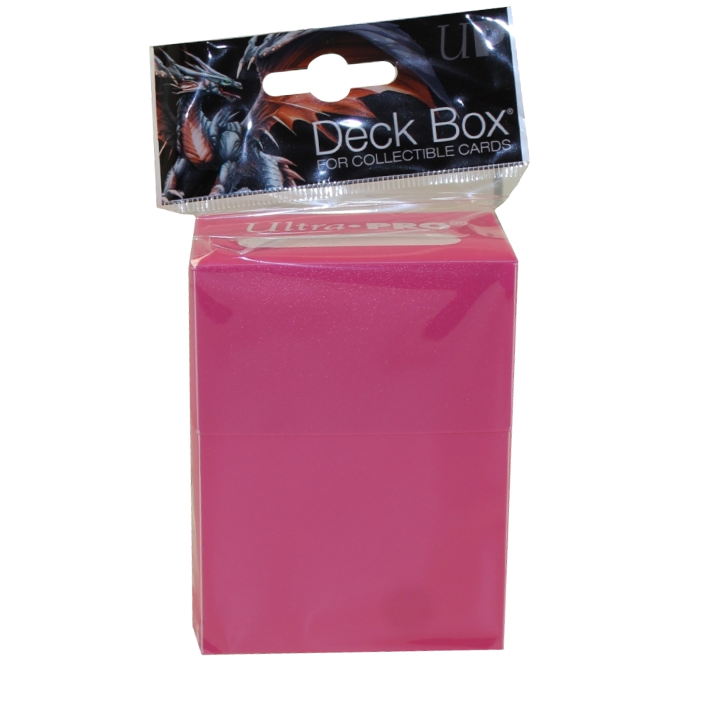 Trading Card Supplies - Ultra Pro DECK BOX - BRIGHT PINK: BBToyStore ...