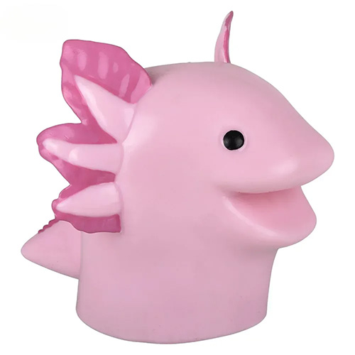 Rhode Island Novelty - Stretchy Rubber Hand Puppet - AXOLOTL [Pink - 6 ...