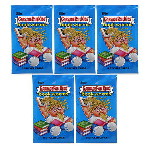 Topps 2022 Garbage Pail Kids - Book Worms - PACKS (5 Pack Lot)(40 ...