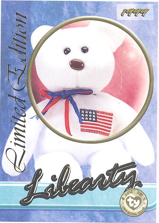 TY Beanie Babies BBOC Card - Series 3 Limited Edition - LIBEARTY the ...