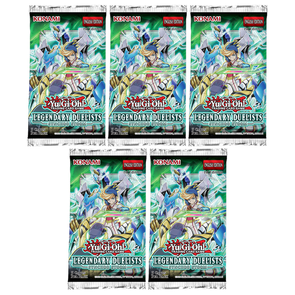 Yu-Gi-Oh Cards - Legendary Duelists: Synchro Storm - Booster PACKS (5 Pack Lot): BBToyStore.com ...