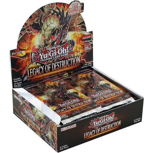 Yu-Gi-Oh Cards - Legacy of Destruction - Booster BOX [24 Packs]: BBToyStore.com - Toys, Plush ...