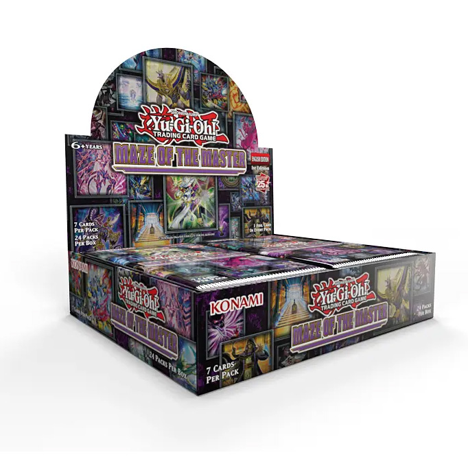 Yu-Gi-Oh Cards - Maze of the Master - BOOSTER BOX [24 Packs]: BBToyStore.com - Toys, Plush ...