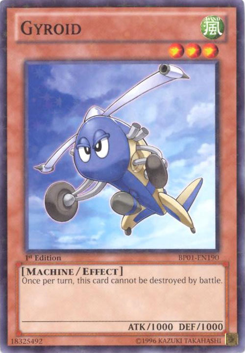 Yu-Gi-Oh Card - BP01-EN190 - GYROID (common): BBToyStore.com - Toys ...