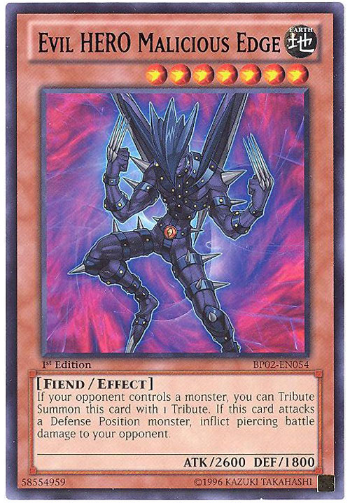 Evil Hero Malicious Edge Yugipedia Yugioh Wiki Evil HERO Malicious Bane ...