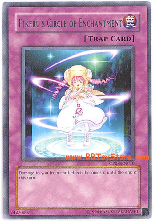 Yu-Gi-Oh Card - CP03-EN010 - PIKERU'S CIRCLE OF ENCHANTMENT (rare ...