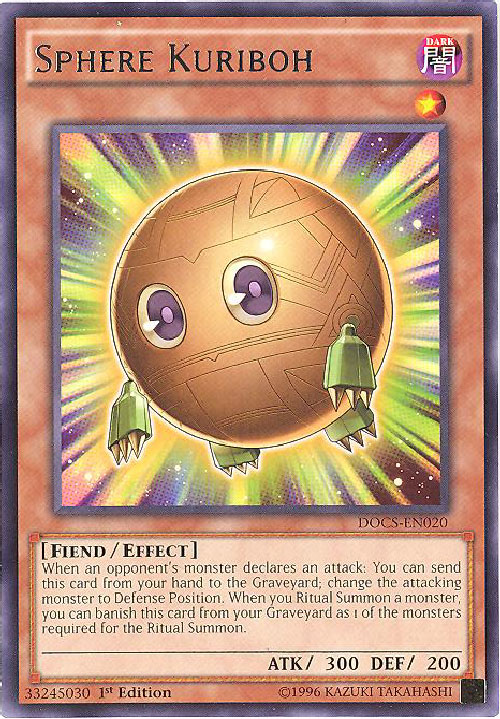 Yu-Gi-Oh Card - DOCS-EN020 - SPHERE KURIBOH (rare): BBToyStore.com ...