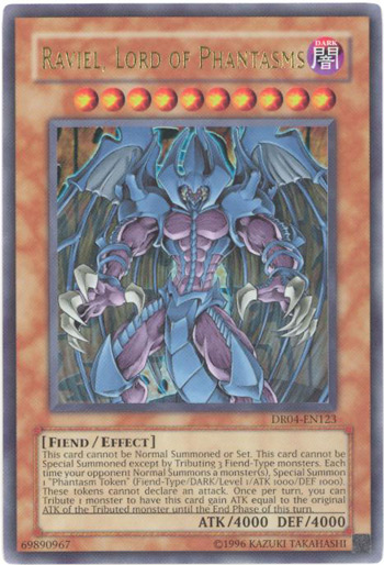 Yu-Gi-Oh Card - DR04-EN123 - RAVIEL, LORD OF PHANTASMS (ultra rare holo ...