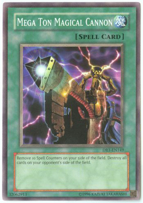 Yu-Gi-Oh Card - DR1-EN149 - MEGA TON MAGICAL CANNON (common ...